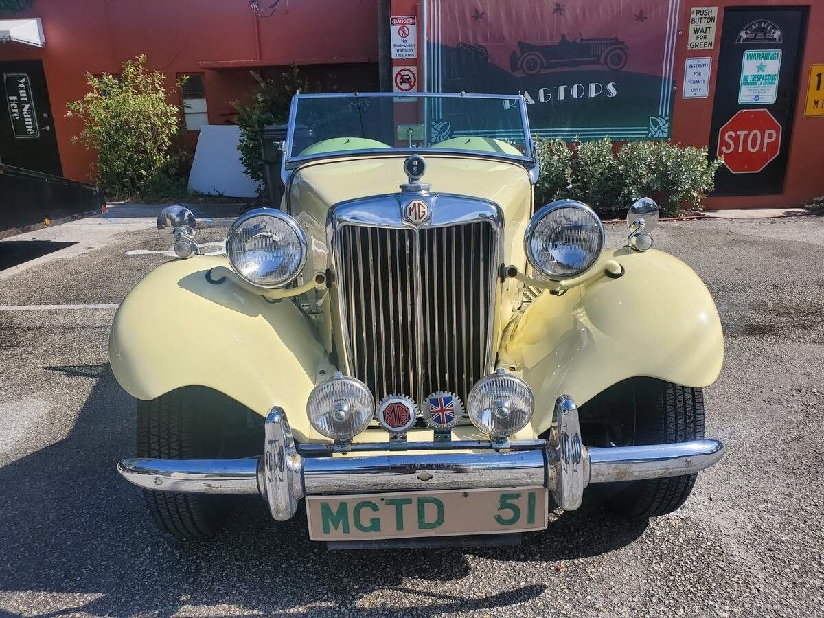 Sold - 1951 MG TD Convertible With Recent Mechanical and Cosmetic Work ...