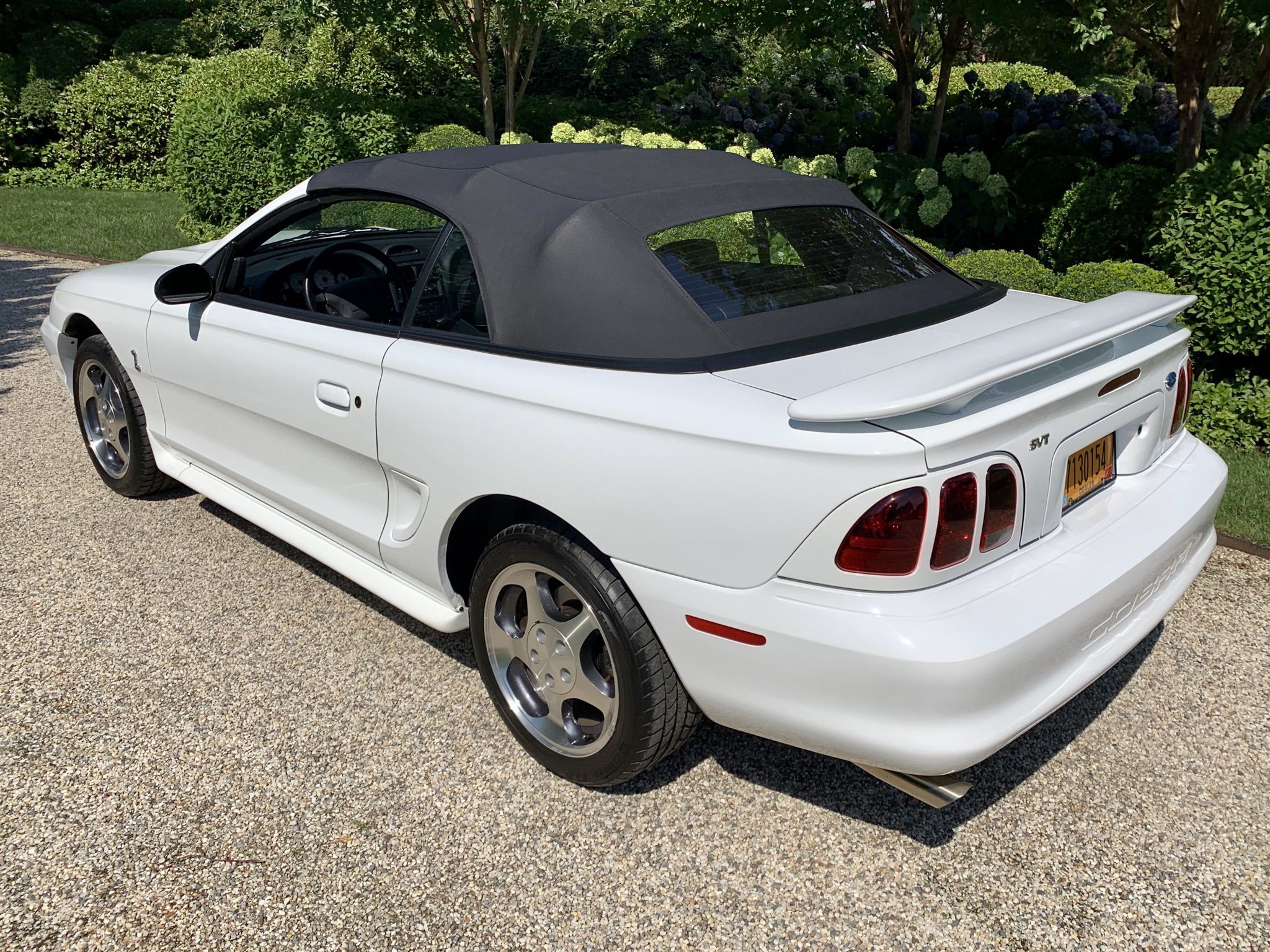 776-Mile, Time-Capsule 1996 Ford Mustang SVT Cobra Convertible ...