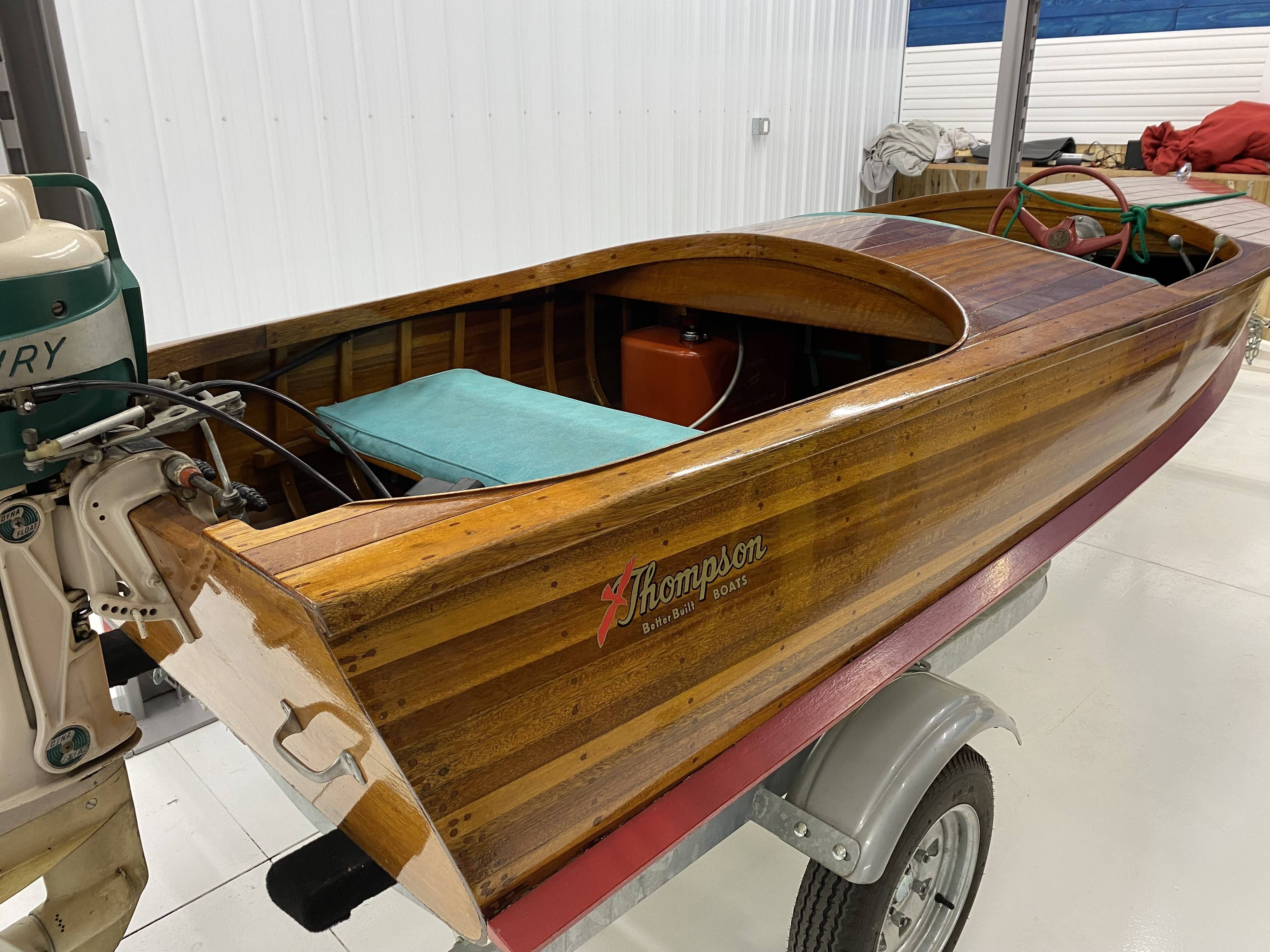 Sold - 1956 Thompson TVT Super DeLuxe 356 14-Foot Runabout - Hemmings.com