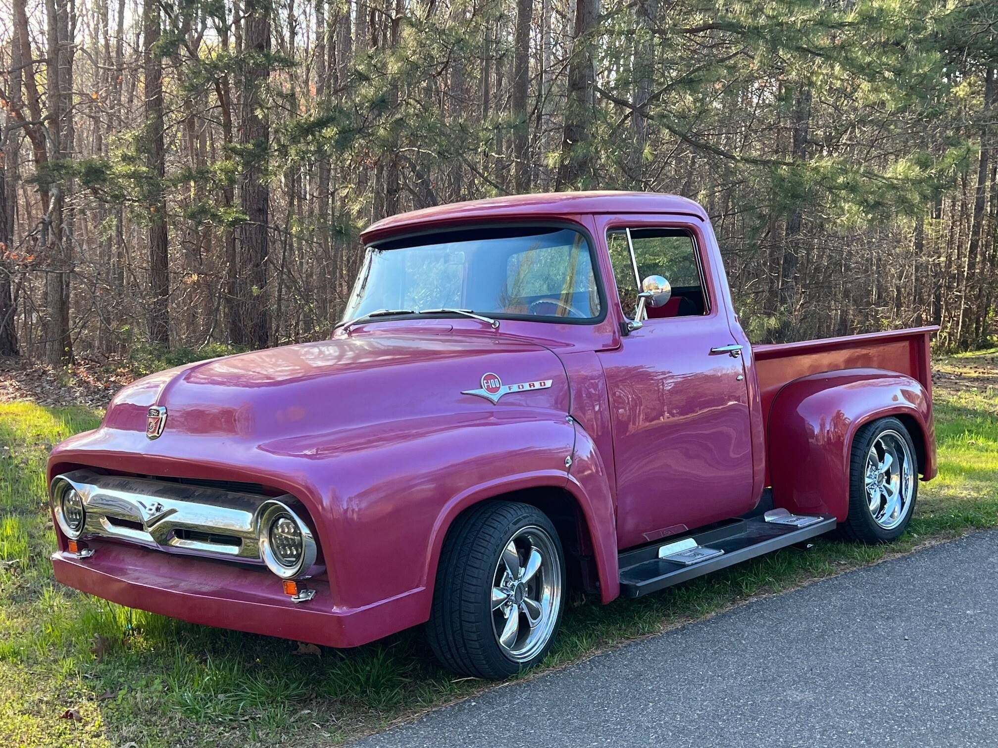 Sold - 1956 Ford F-100 Custom Cab * Small Block Chevy 305 - Hemmings.com