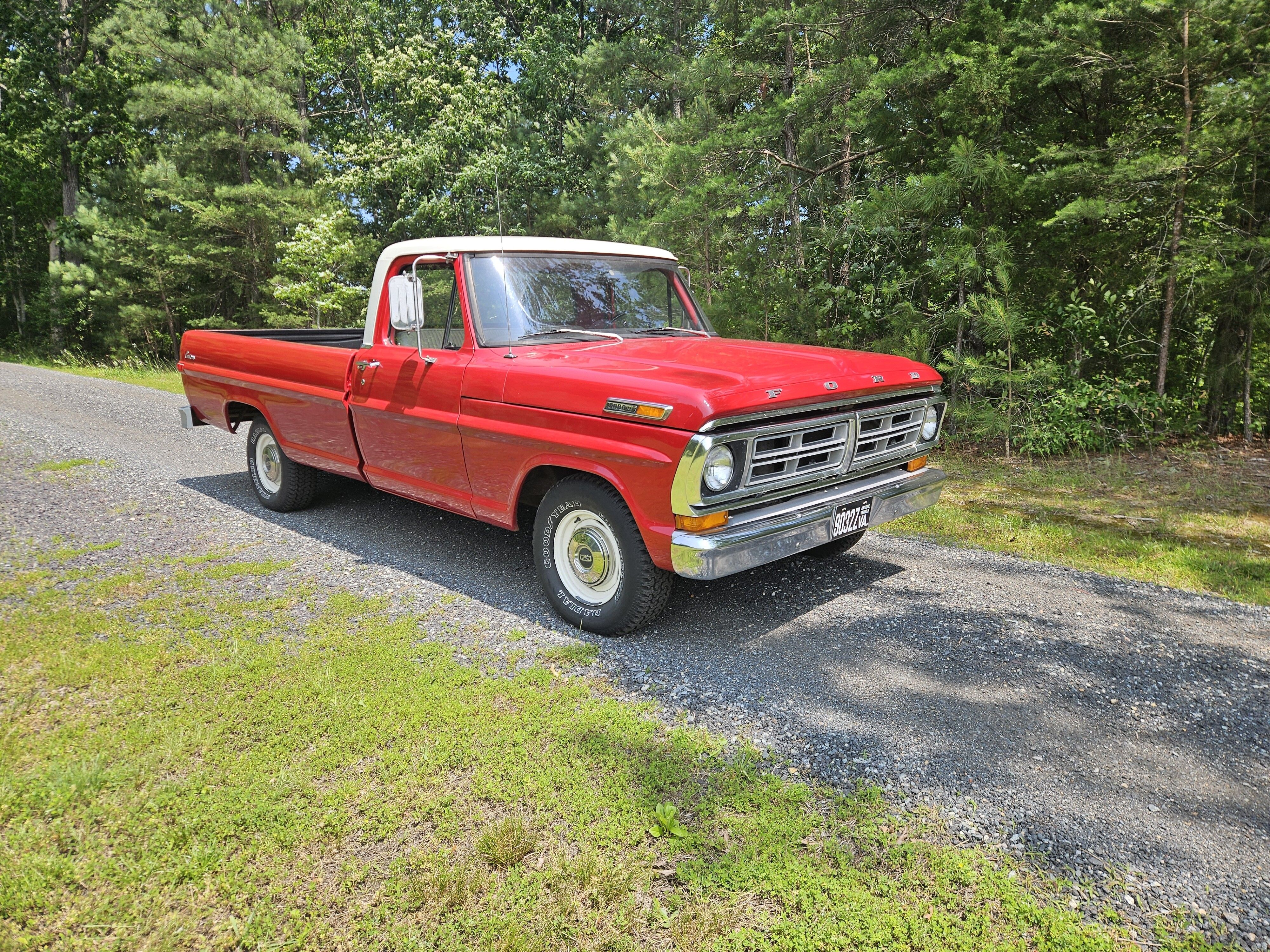 Sold - Refurbed Bumpside: 1972 Ford F100 Custom Styleside Pickup ...