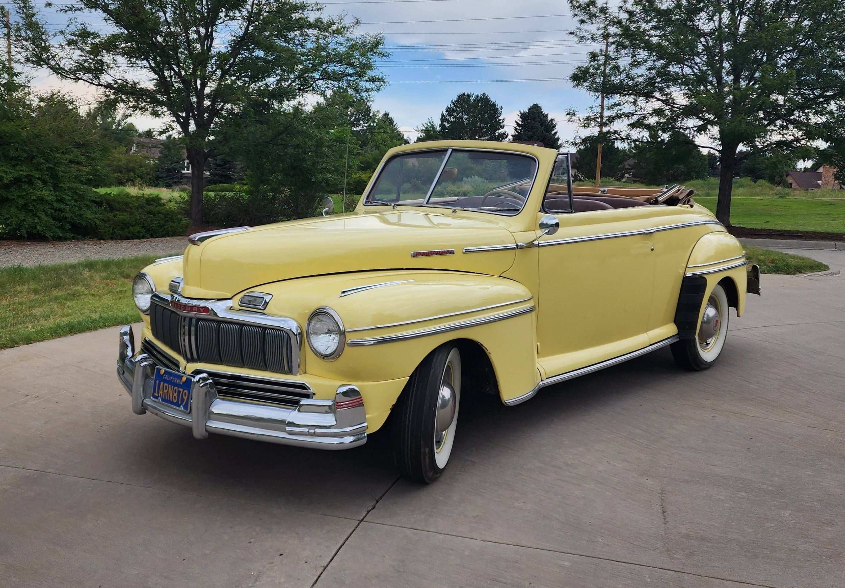 Sold - 1948 Mercury 89M Convertible With Period Performance Upgrades ...