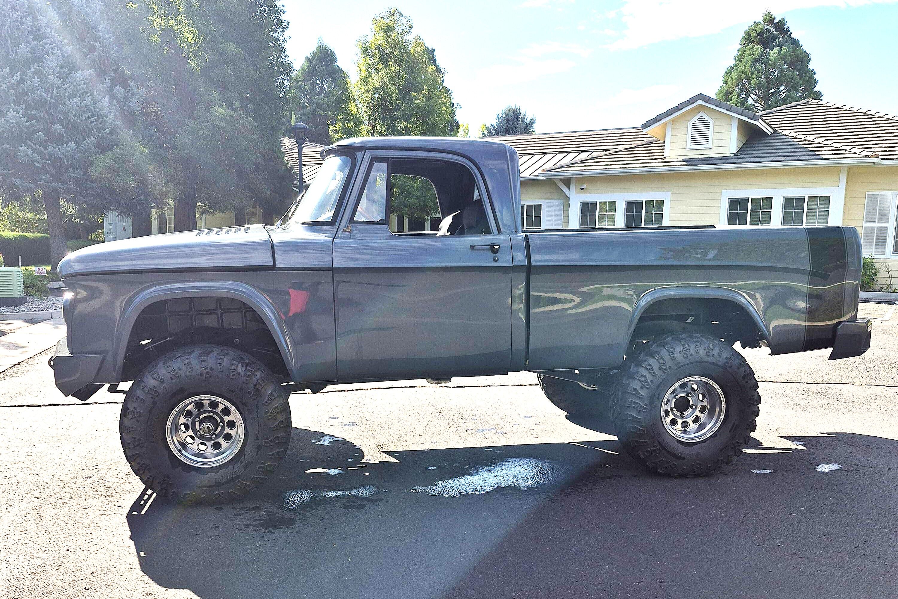 Sold - Built for Adventure: 1966 Dodge W100 Sweptline 4x4 Pickup ...