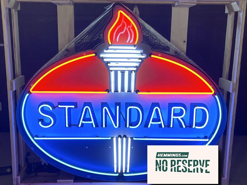 Sold - No-Reserve Standard Oil Neon Sign - Hemmings.com
