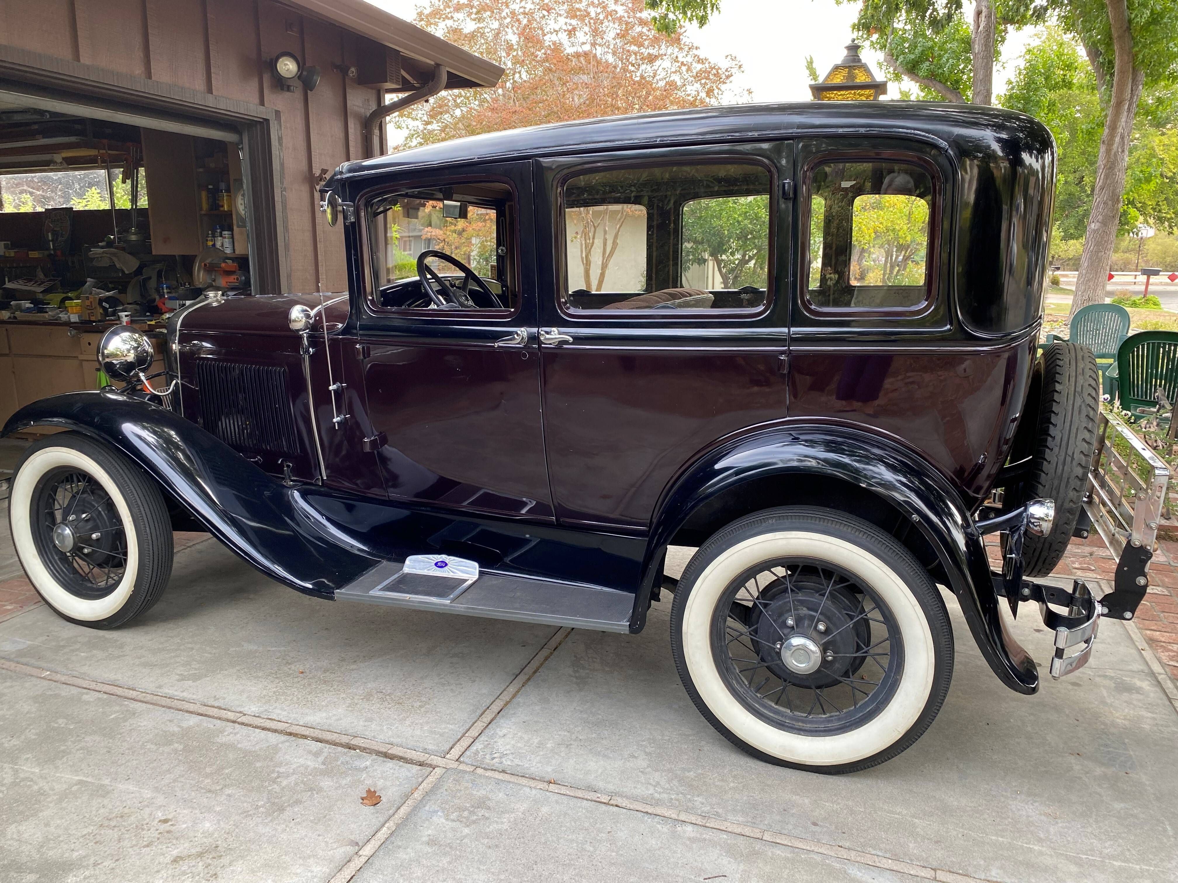 1931 Ford Model A Deluxe Sedan With Hydraulic Brakes - Hemmings.com