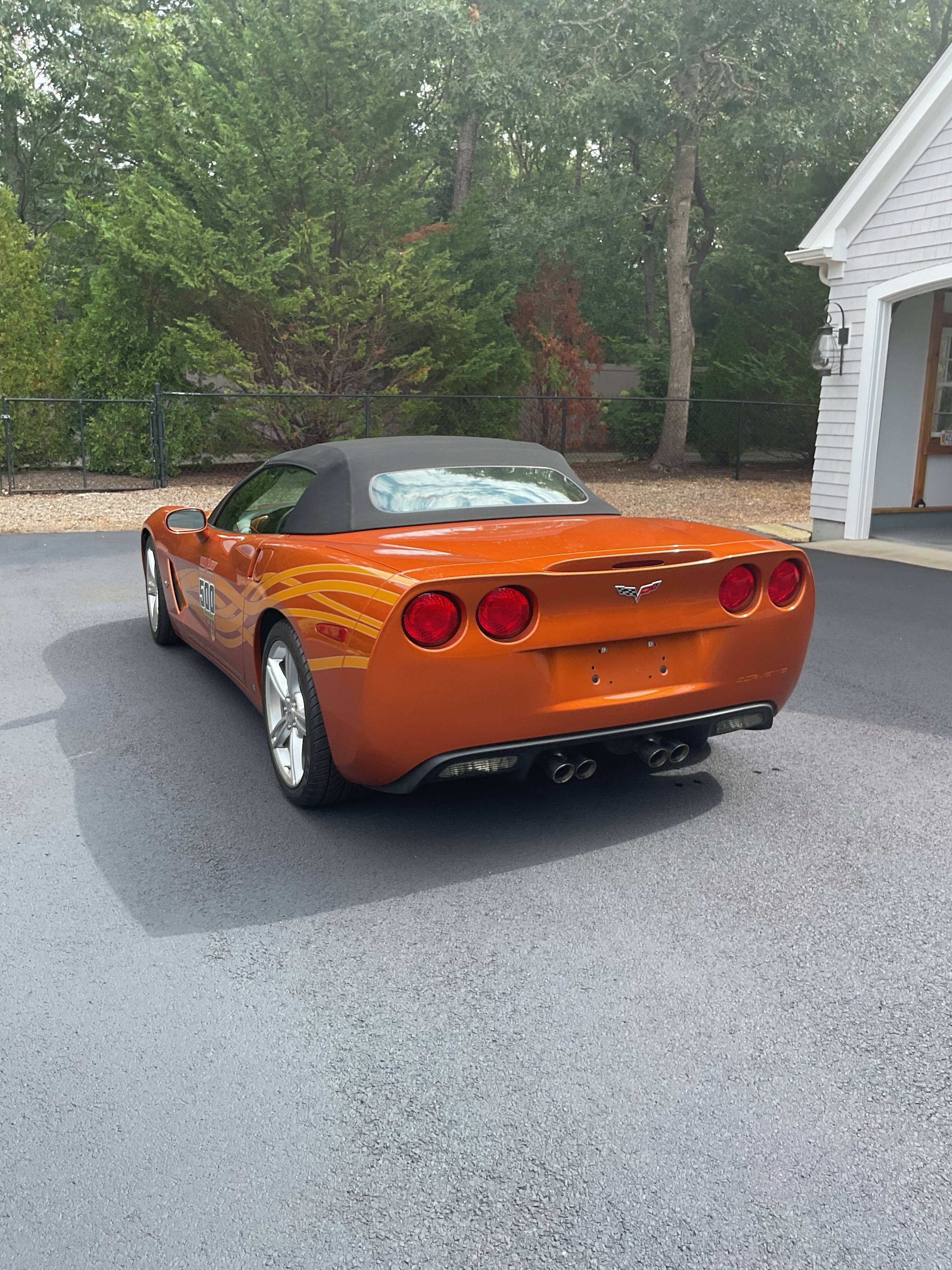 1 of 500 Built: 2007 Chevrolet Corvette Indy 500 Pace Car Replica ...