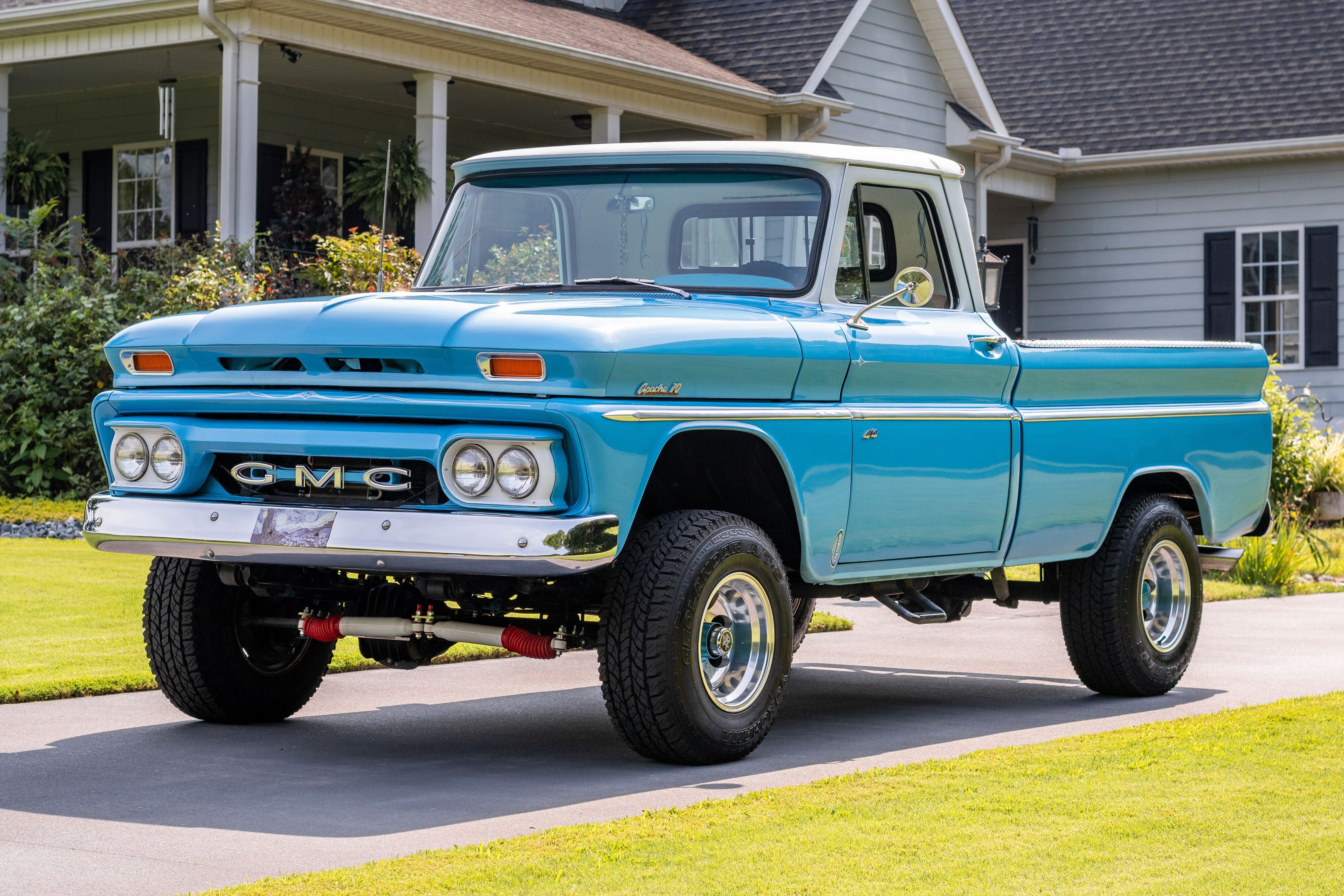 Sold - 1965 GMC 100 Fleetside Short Bed 4x4 with K5 Blazer Frame ...